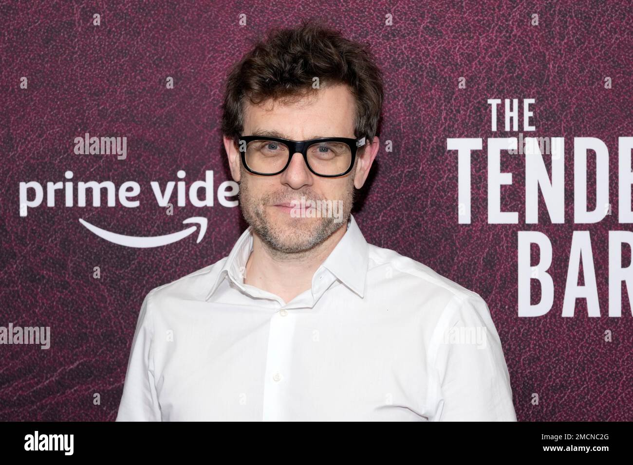 Sean Meehan attends a screening of "The Tender Bar" hosted by Amazon ...