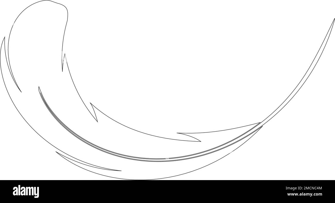 Feather ilustration logo vector template Stock Vector Image & Art - Alamy