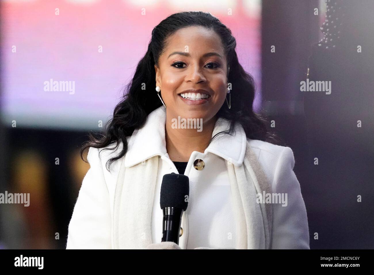 Sheinelle Jones appears on NBC's "Today" show at Rockefeller Plaza on ...