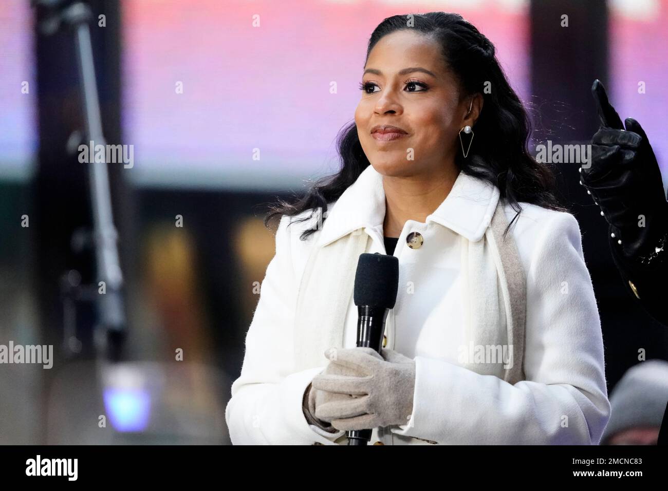 Sheinelle Jones appears on NBC's "Today" show at Rockefeller Plaza on ...