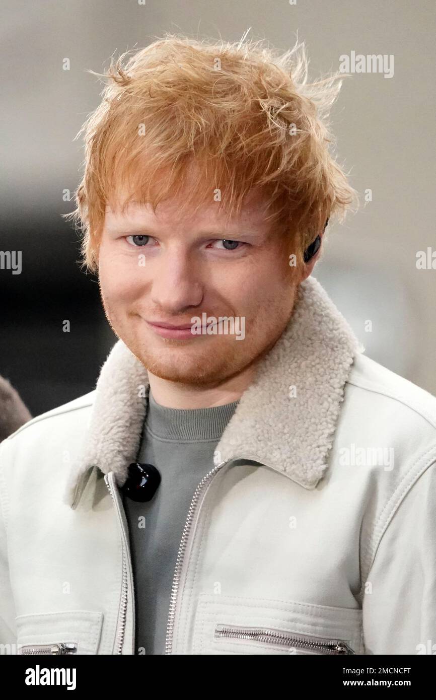 Ed Sheeran appears on NBC's "Today" show at Rockefeller Plaza on ...