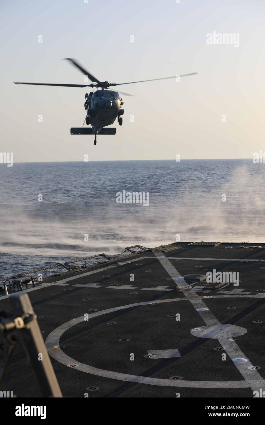 220707-N-CS075-1025 IONIAN SEA (June, 25, 2022) An MH-60S Seahawk ...