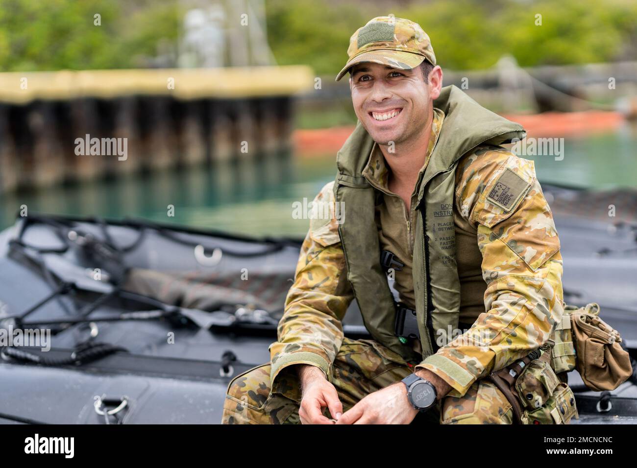 MARINE CORPS BASE HAWAII, Hawaii (July 7, 2022) Australian Army Soldier ...