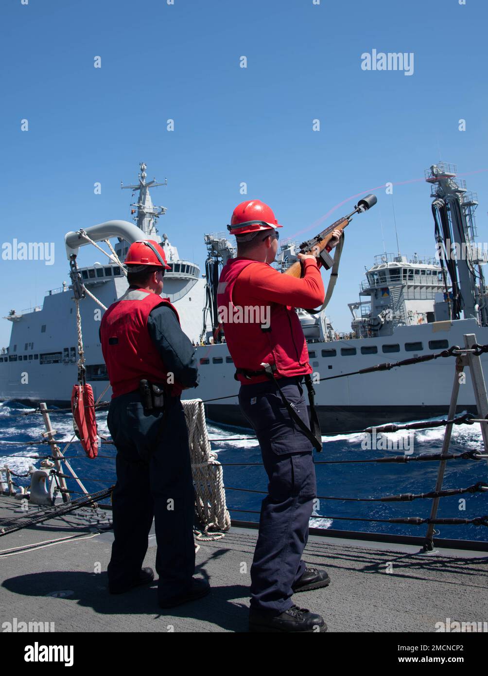 220707-N-DH616-0005 MEDITERRANEAN SEA (July 7, 2022) Gunner’s Mate 2nd ...