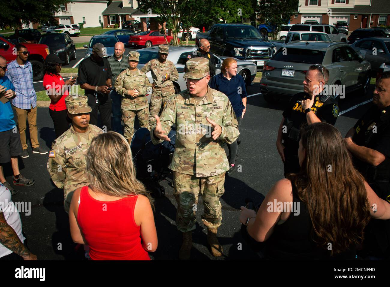 Maj. Gen. Mark T. Simerly, CASCOM and Fort Lee commanding general ...