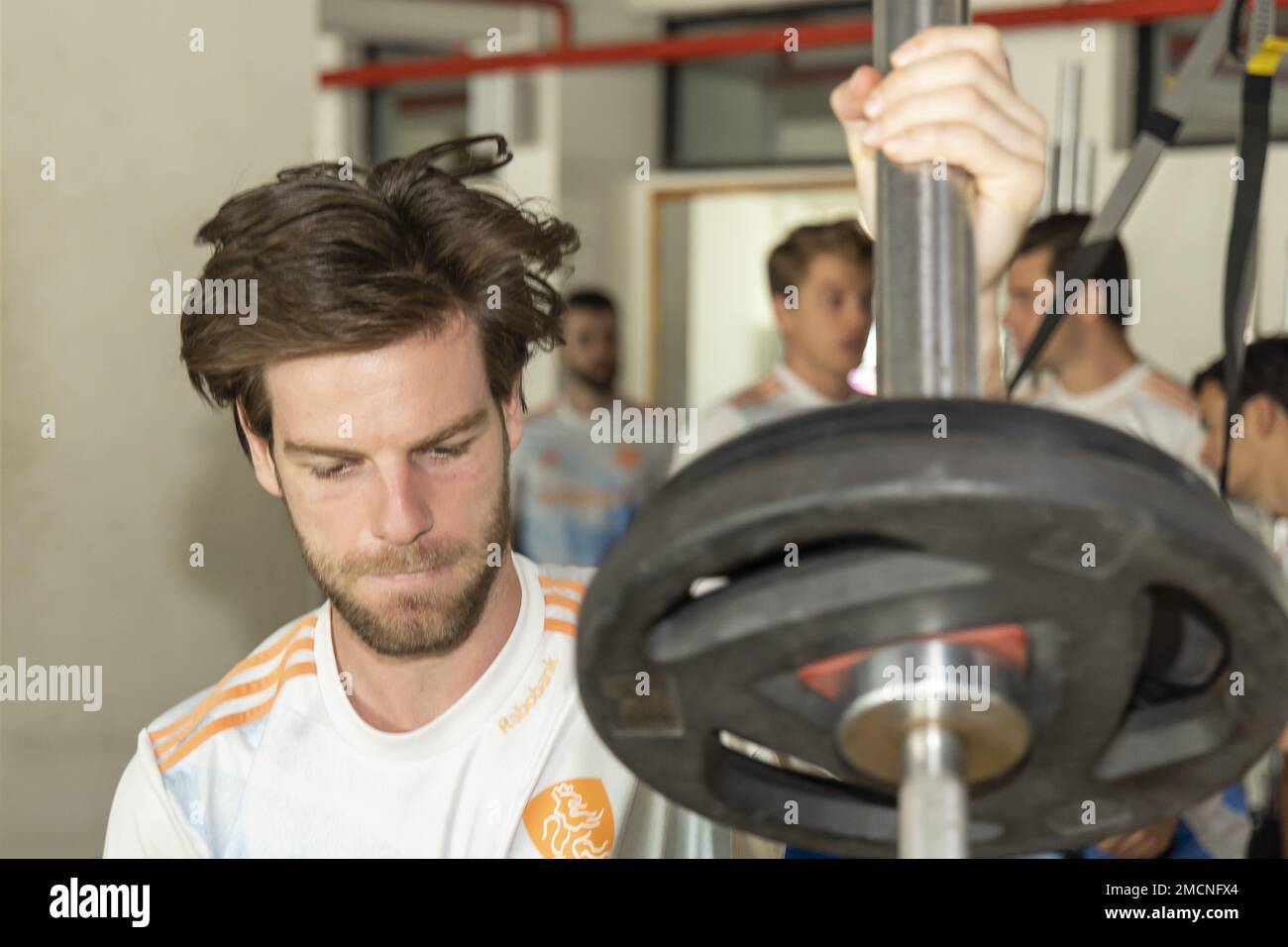 BHUBANESWAR - Lars Balk (NED) during training leading up to the ...