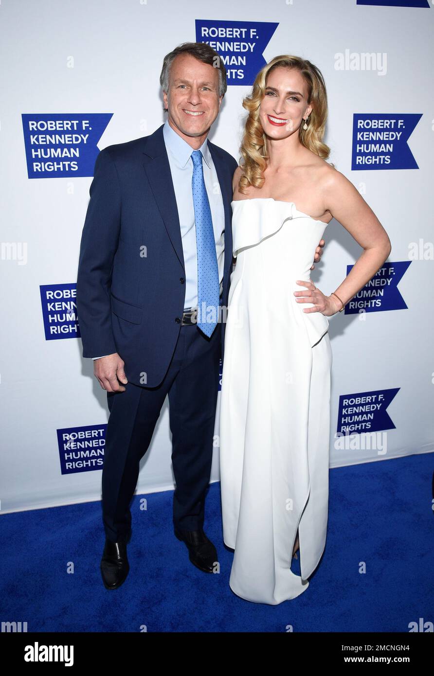 Glen Tullman, left, and Cayley Tullman attend the Ripple of Hope Award ...