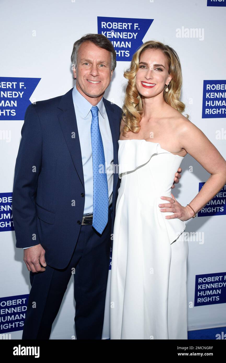 Glen Tullman, left, and Cayley Tullman attend the Ripple of Hope Award ...