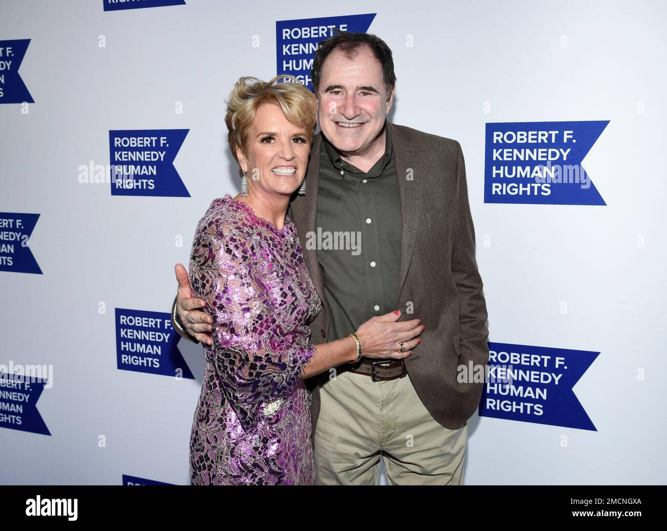 Kerry Kennedy, left, and Richard Kind attend the Robert F. Kennedy ...