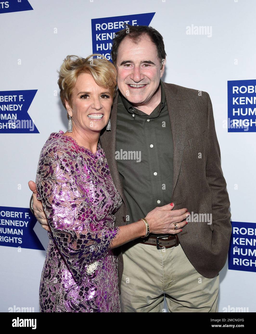 Kerry Kennedy, left, and Richard Kind attend the Robert F. Kennedy ...