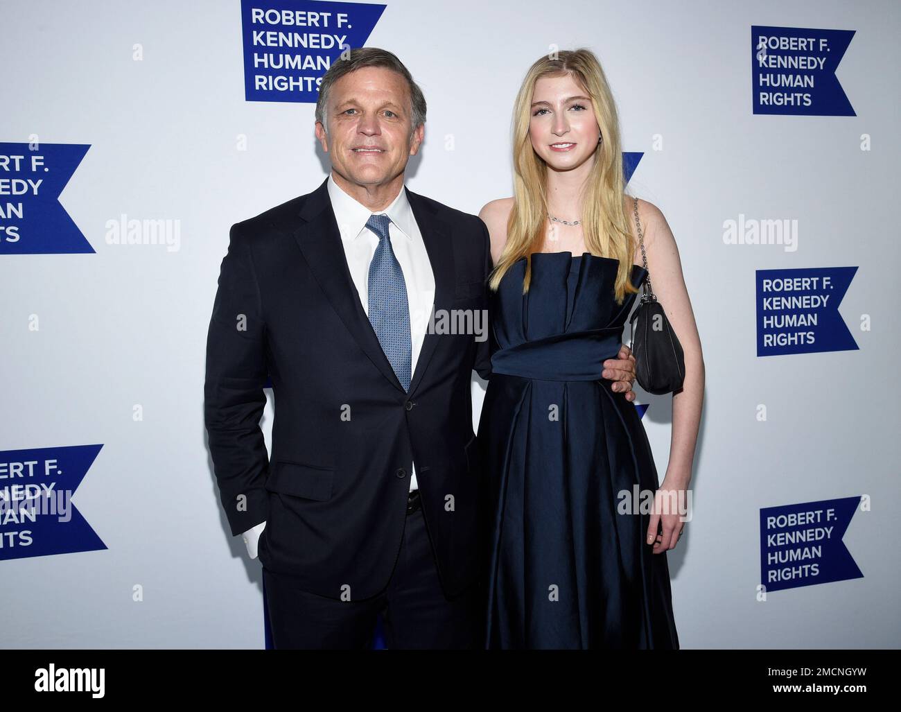 Douglas Brinkley, left, and Cassady Brinkley attend the Ripple of Hope ...