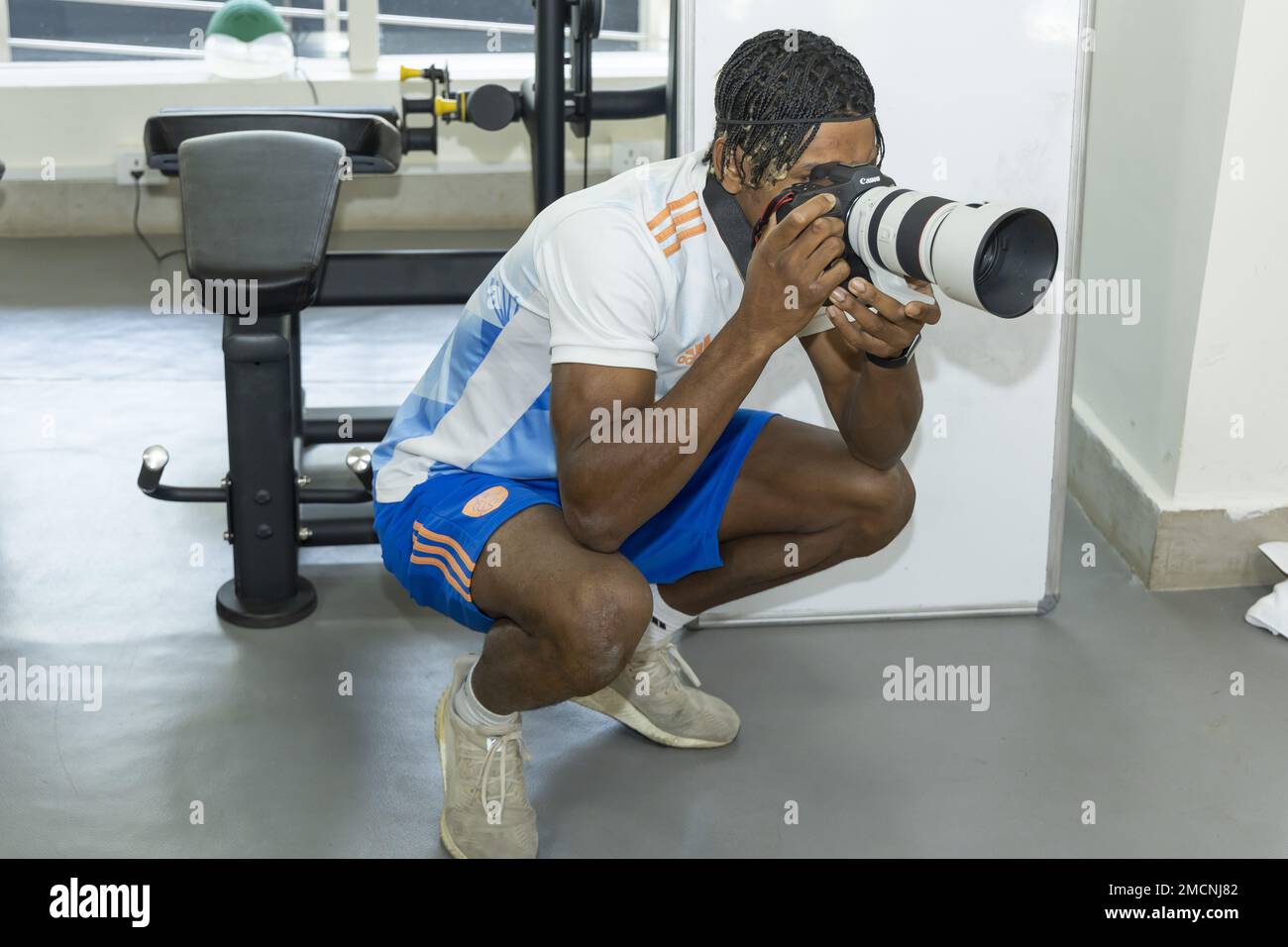 BHUBANESWAR - Terrance Pieters (NED) during training leading up to the ...