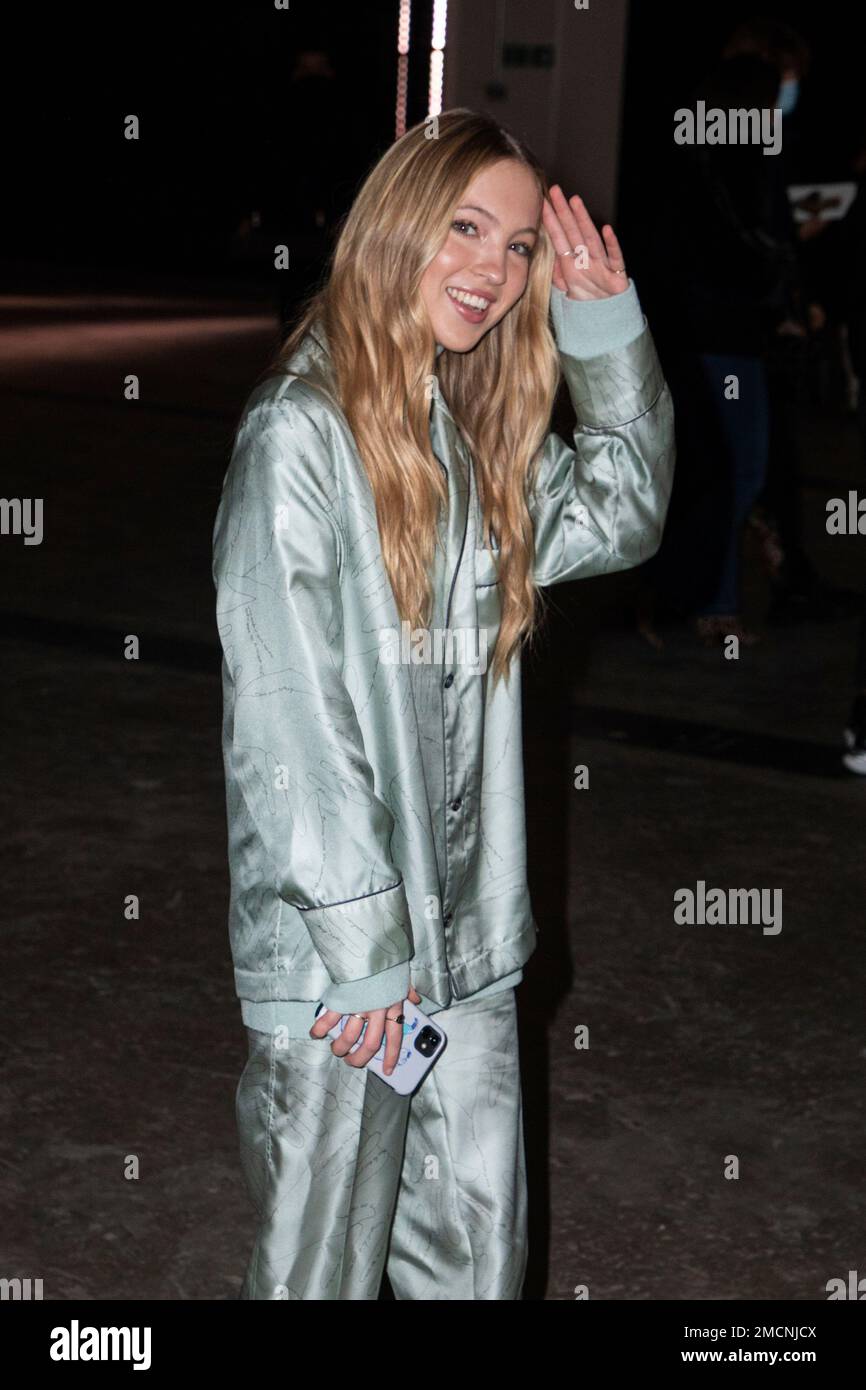 Lila Grace Moss Hack attends the Dior Men's fashion collection ...