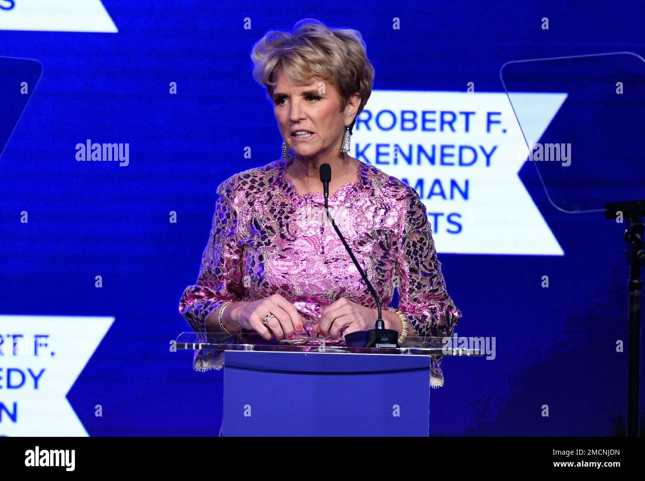 Kerry Kennedy speaks at the Ripple of Hope Award Gala at New York ...