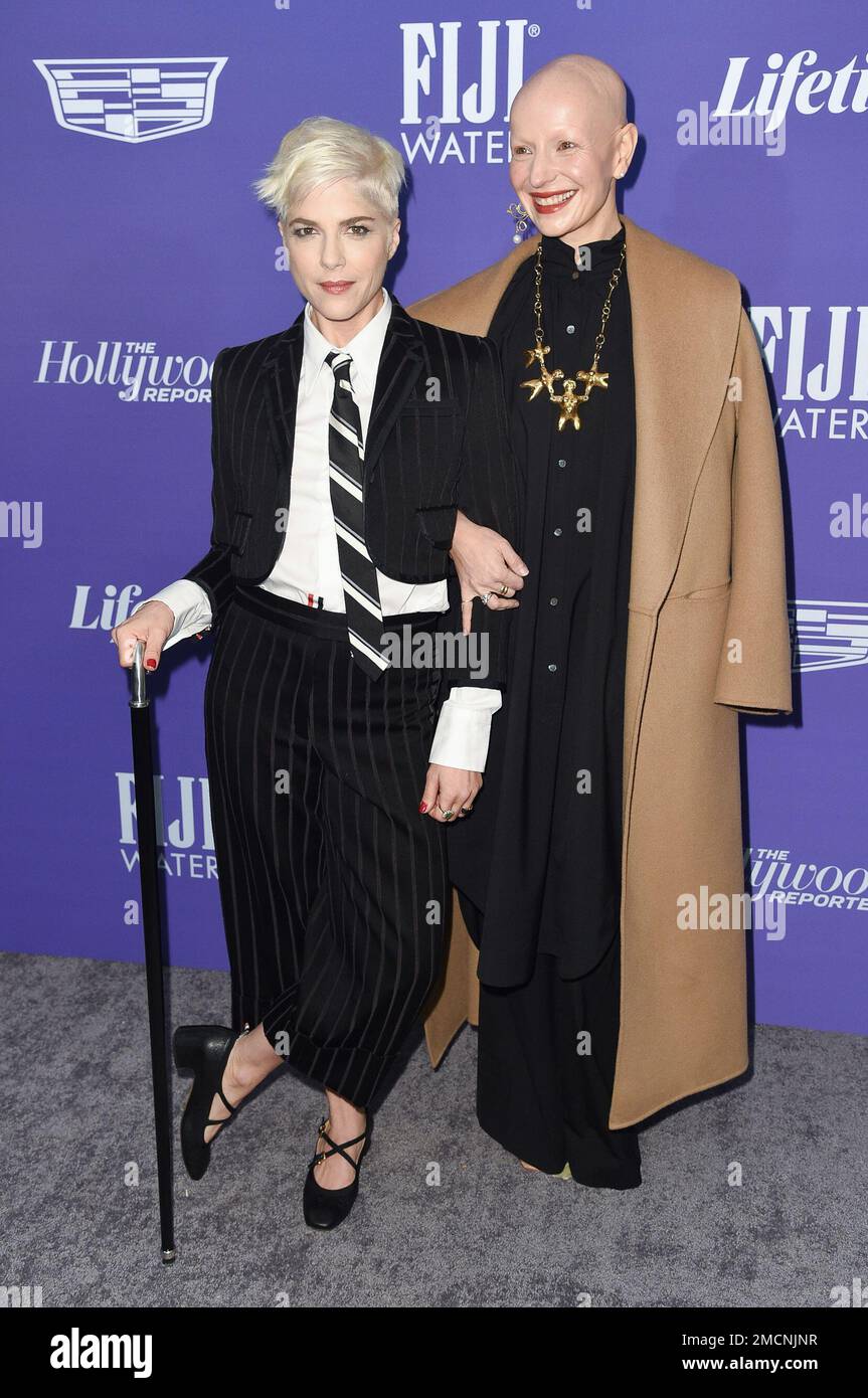 Selma Blair, left, and Rachel Fleit arrive at The Hollywood Reporter's ...