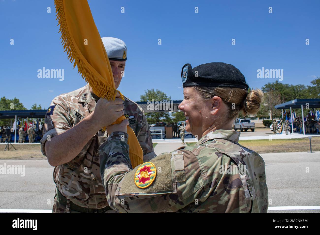 Major General Michael Keating, the Deputy Commanding General of Fort ...