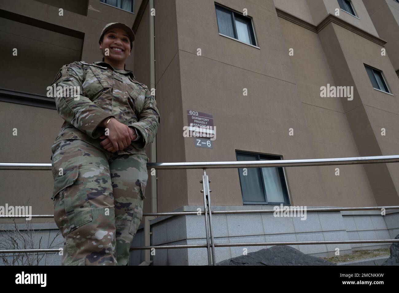 Staff Sgt. Jordan Wilson, 8th Civil Engineer Squadron Airman dorm ...