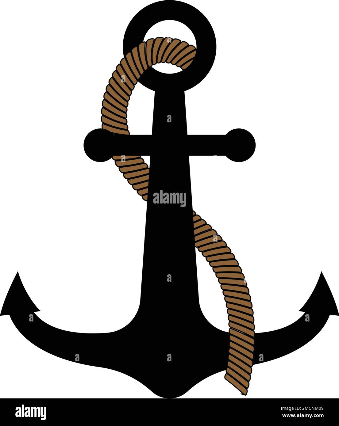 Anchor icon Logo illustration design Stock Vector Image & Art - Alamy