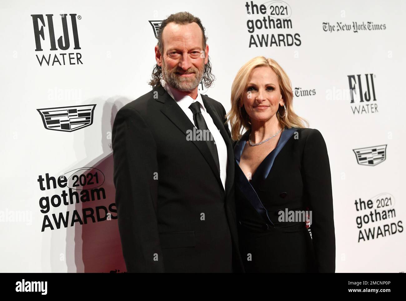 Troy Kotsur, left, and Marlee Matlin attend the Gotham Awards at ...