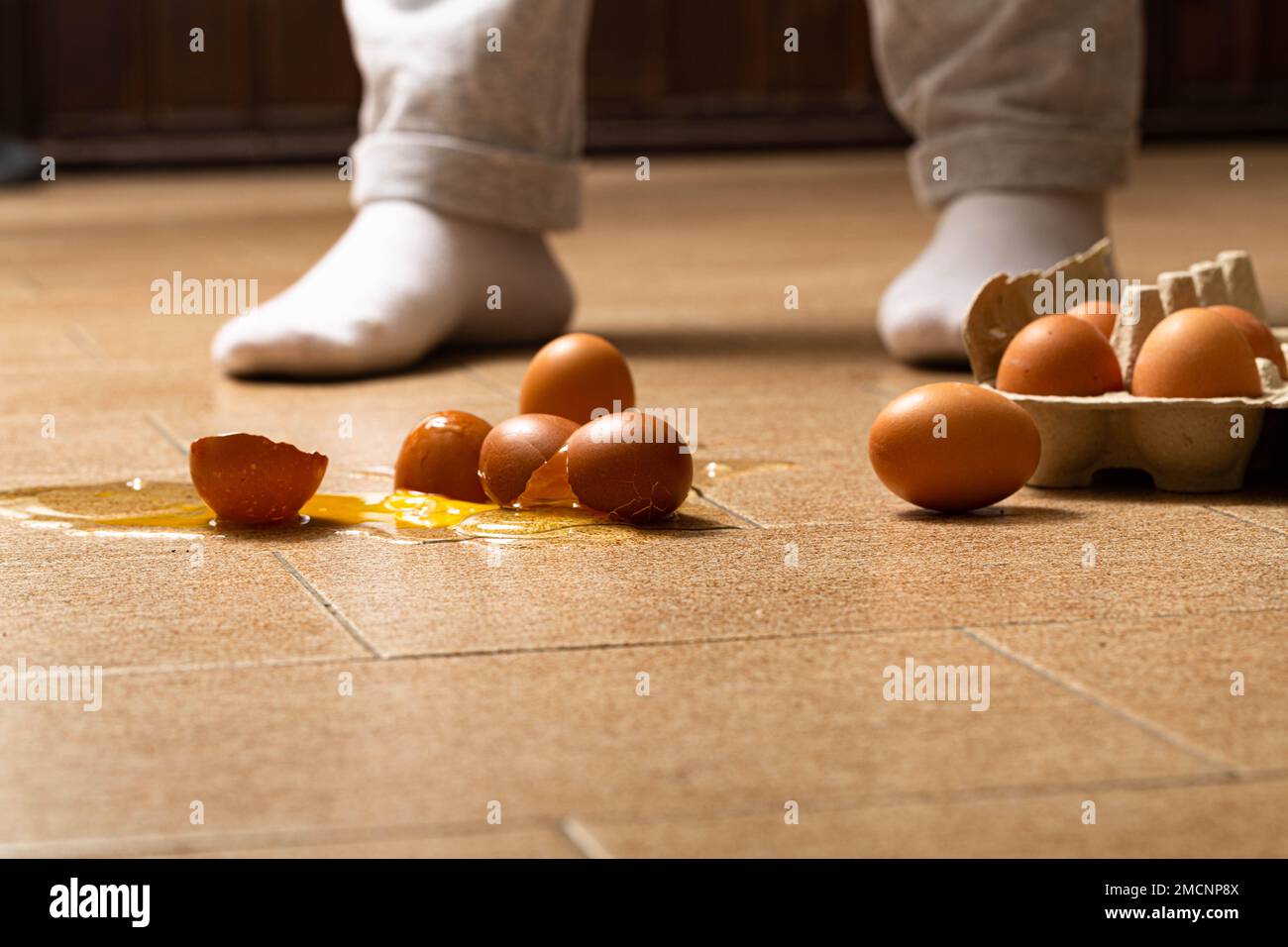 Mess on kitchen floor hi-res stock photography and images - Alamy