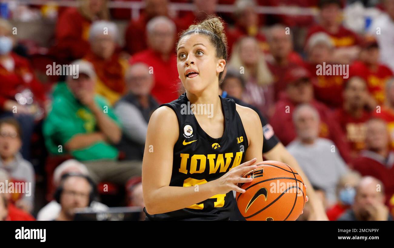 Iowa's Gabbie Marshall during an NCAA basketball game on Wednesday, Dec ...