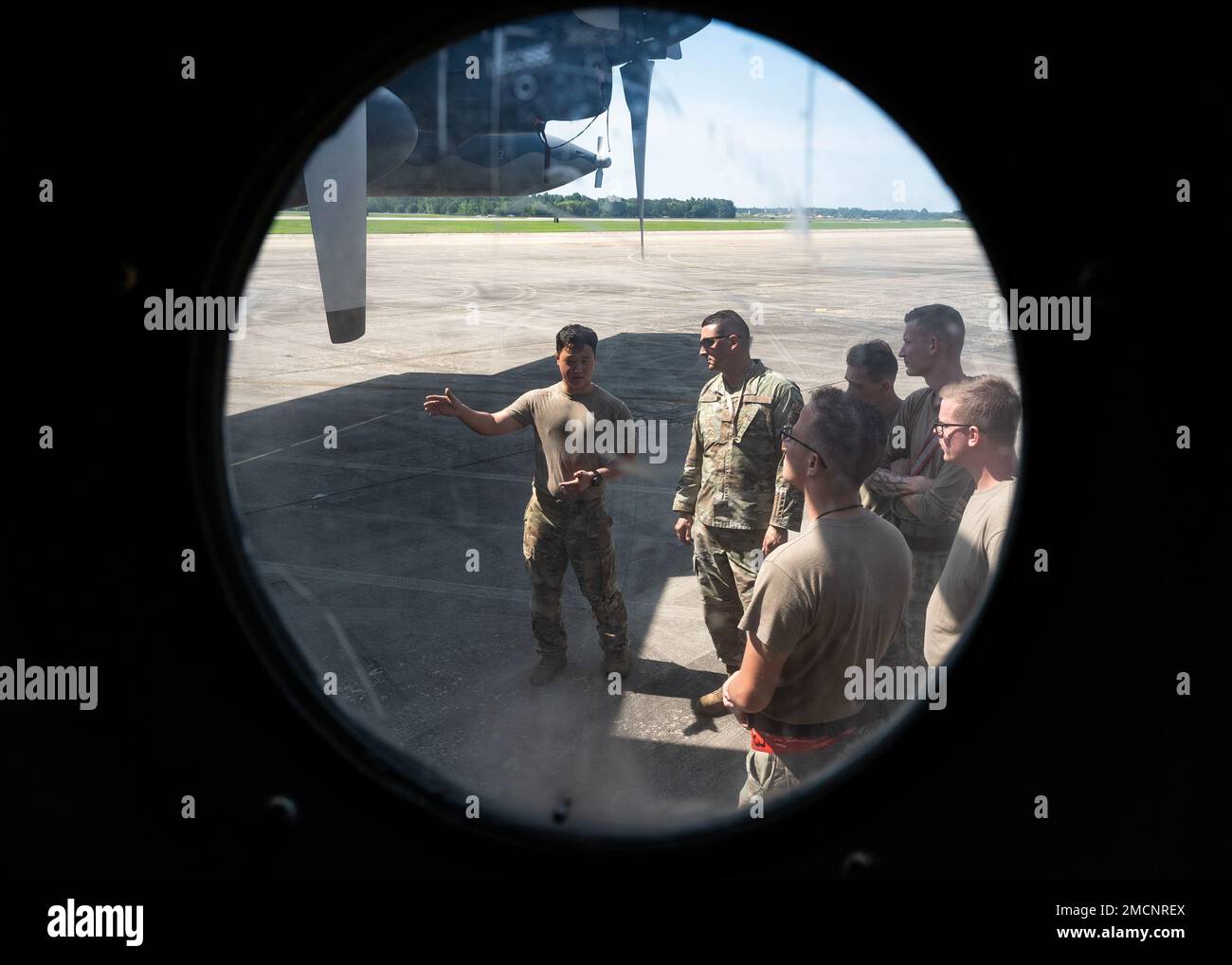 An Airman assigned to the 15th Special Operations Squadron (15th SOS ...