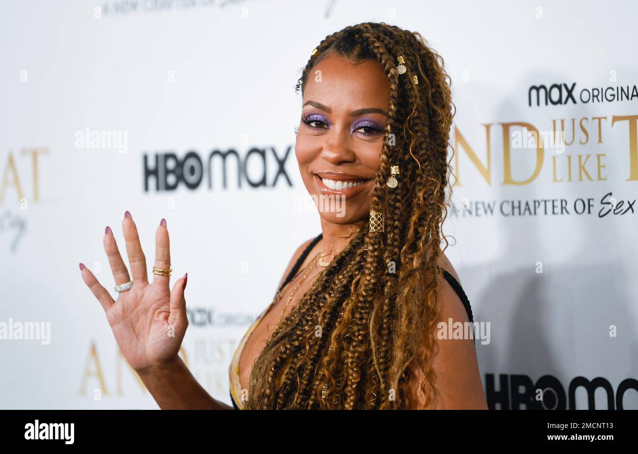 Karen Pittman attends the premiere of HBO's "And Just Like That" at the ...