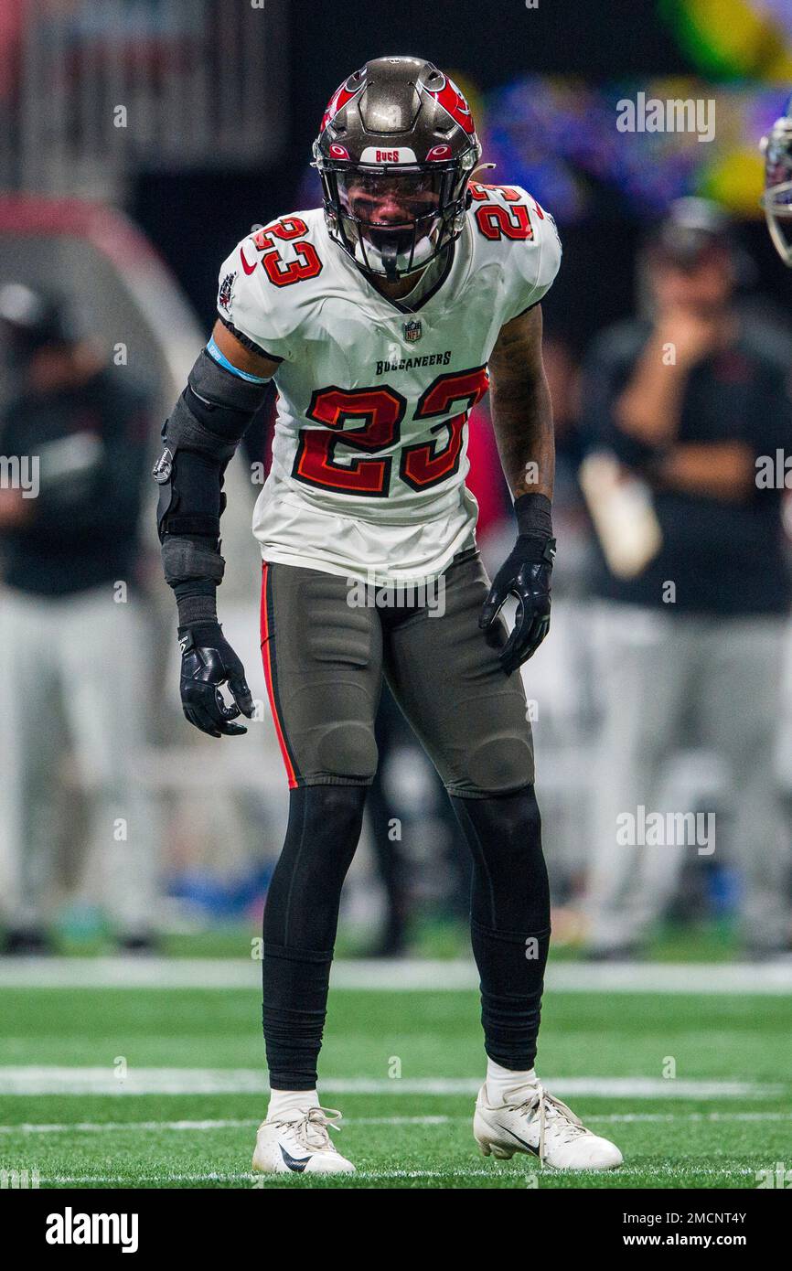 Tampa Bay Buccaneers cornerback Sean Murphy-Bunting (23) lines up ...