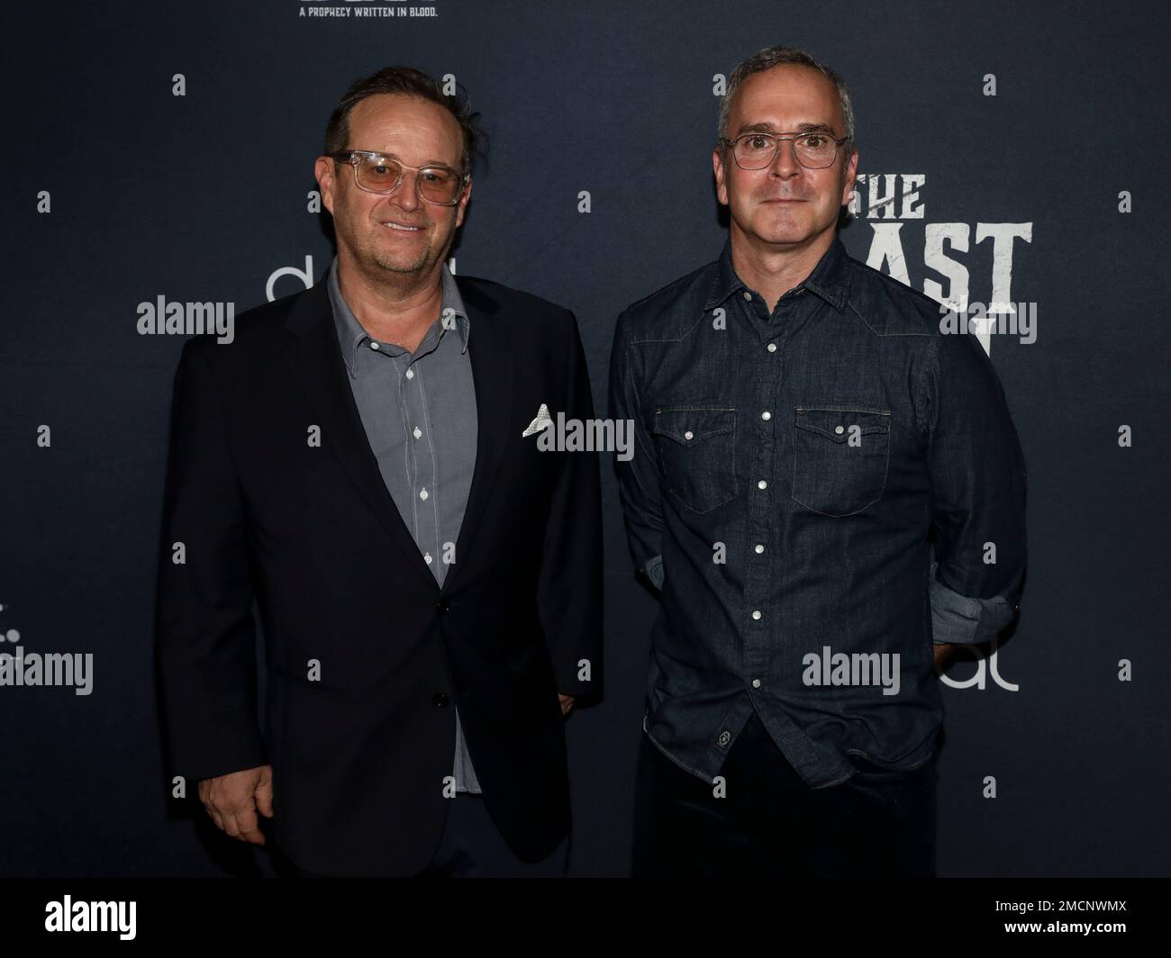 Producer Jib Polhemus, left, and director Tim Sutton, right, attend the ...