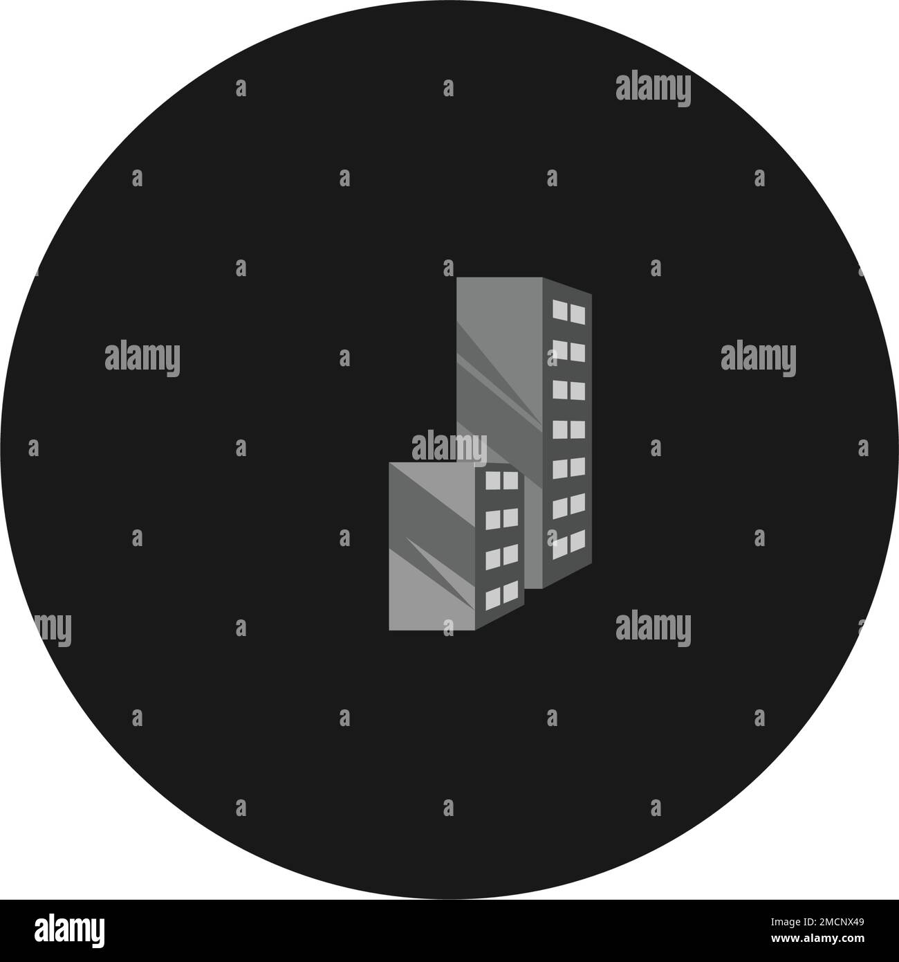 Commercial building logo Stock Vector Images - Alamy