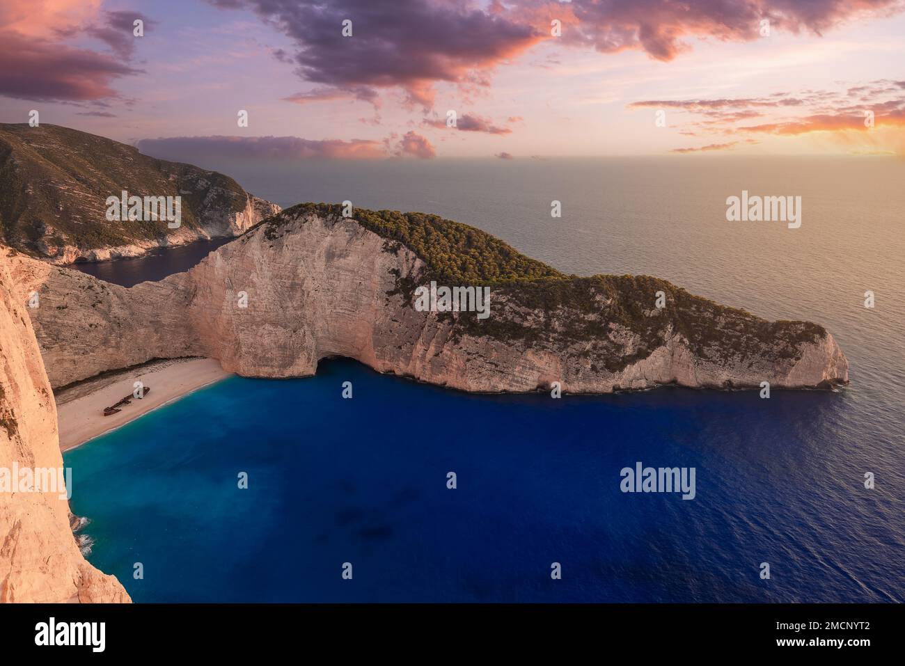 Panoramic view of navagio beach hi-res stock photography and images - Alamy