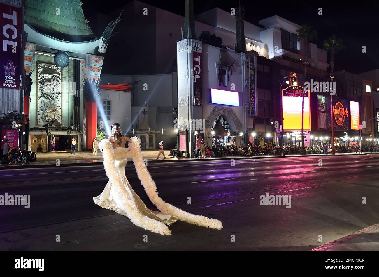 A model walks the runway at the Gucci "Love Parade" fashion show on ...