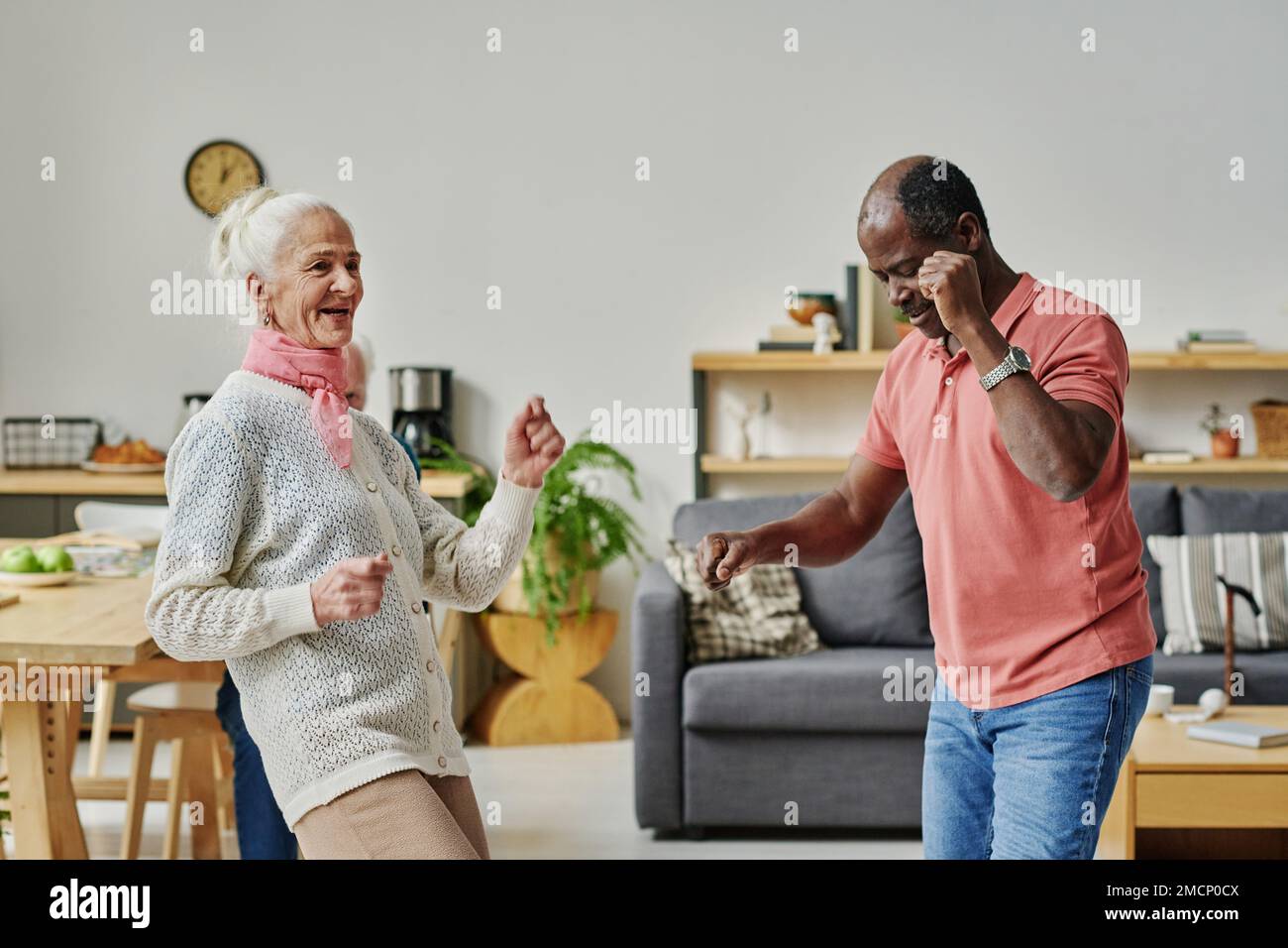 Active couple having dance training hi-res stock photography and images ...
