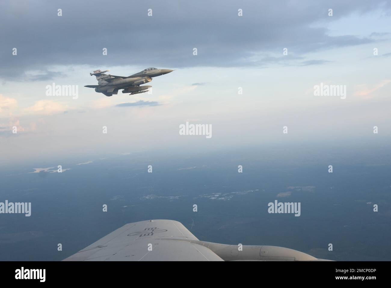 F-16 Falcons from the 187th Fighter Wing in Montgomery, Alabama fly in ...