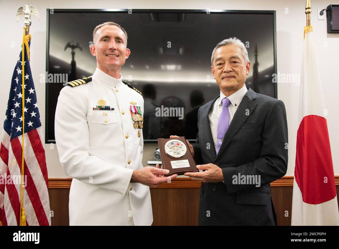 Japan maritime self defense force naval base in yokosuka hi-res stock ...