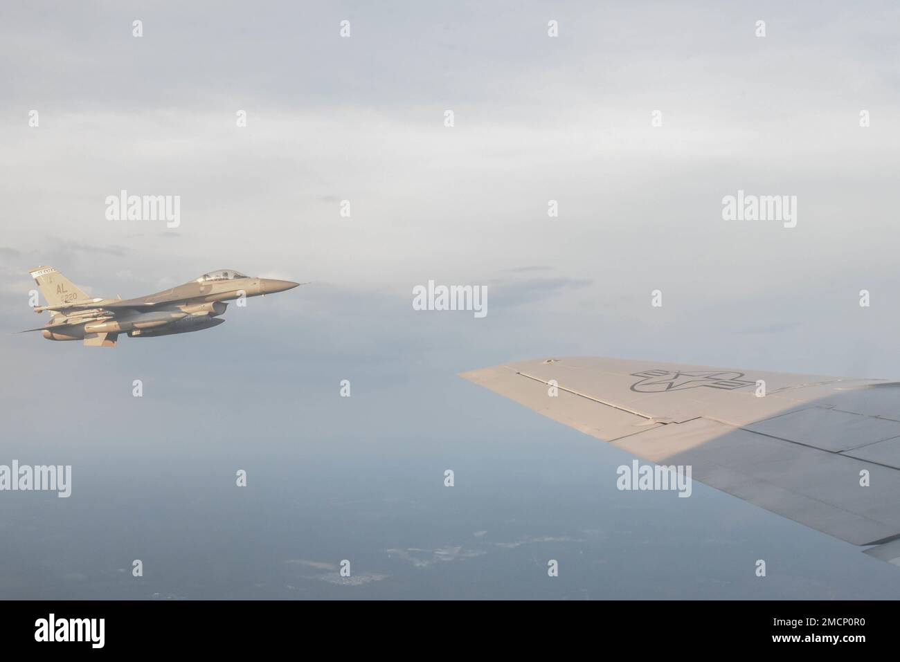 F-16 Falcons from the 187th Fighter Wing in Montgomery, Alabama fly in ...