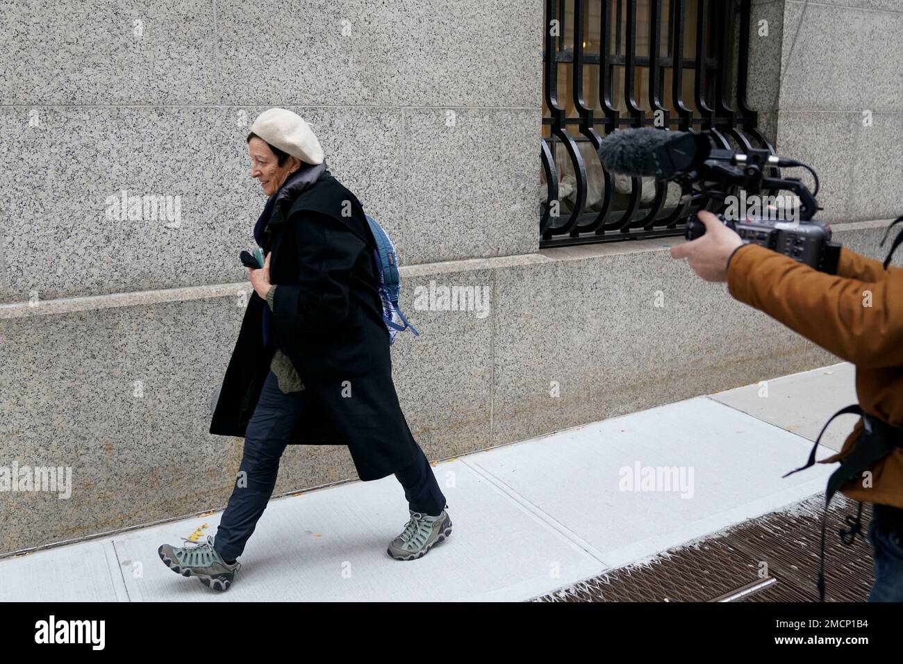 Isabel Maxwell, sister of Ghislaine Maxwell, arrives to court in New ...