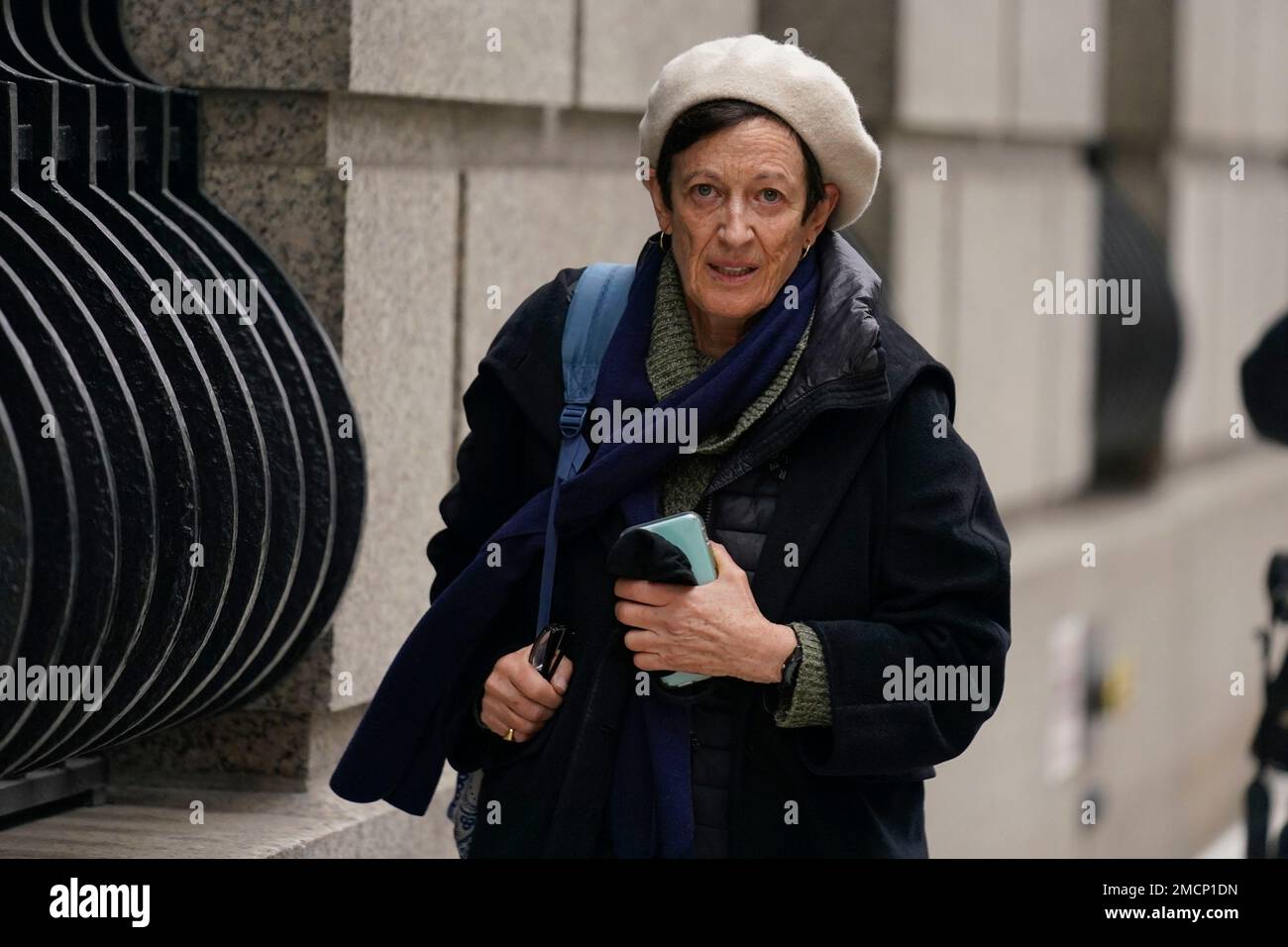 Isabel Maxwell, sister of Ghislaine Maxwell, arrives to court in New ...