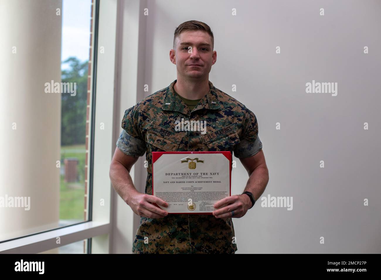 U.S. Marine Corps 1st Lt. Derek Reed, Marine Corps Air Station (MCAS ...