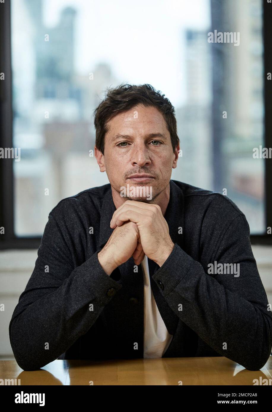 Simon Rex poses for a portrait in New York on Nov. 29, 2021 to promote ...