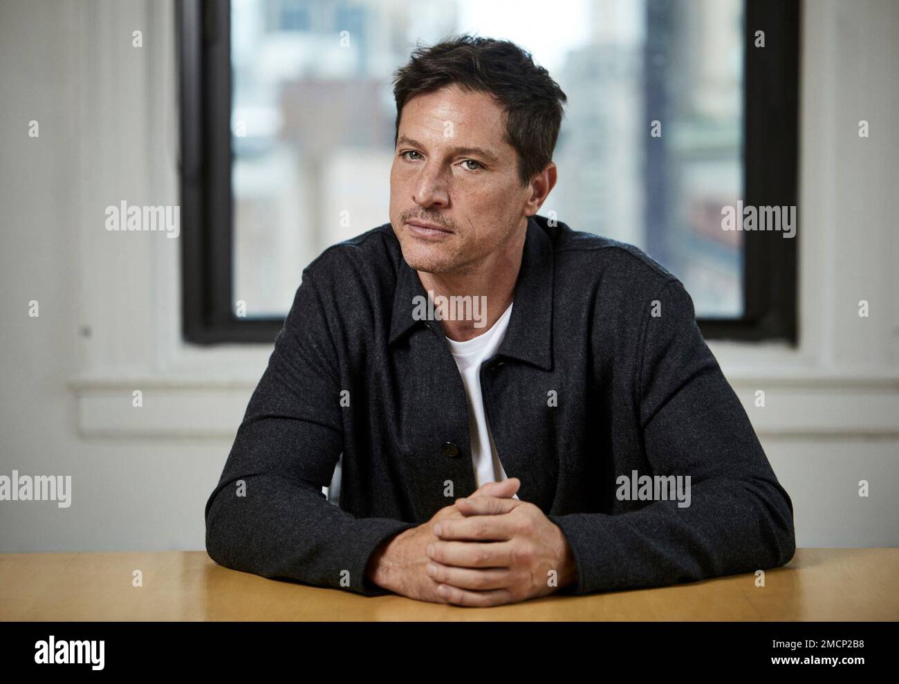 Simon Rex poses for a portrait in New York on Nov. 29, 2021 to promote ...