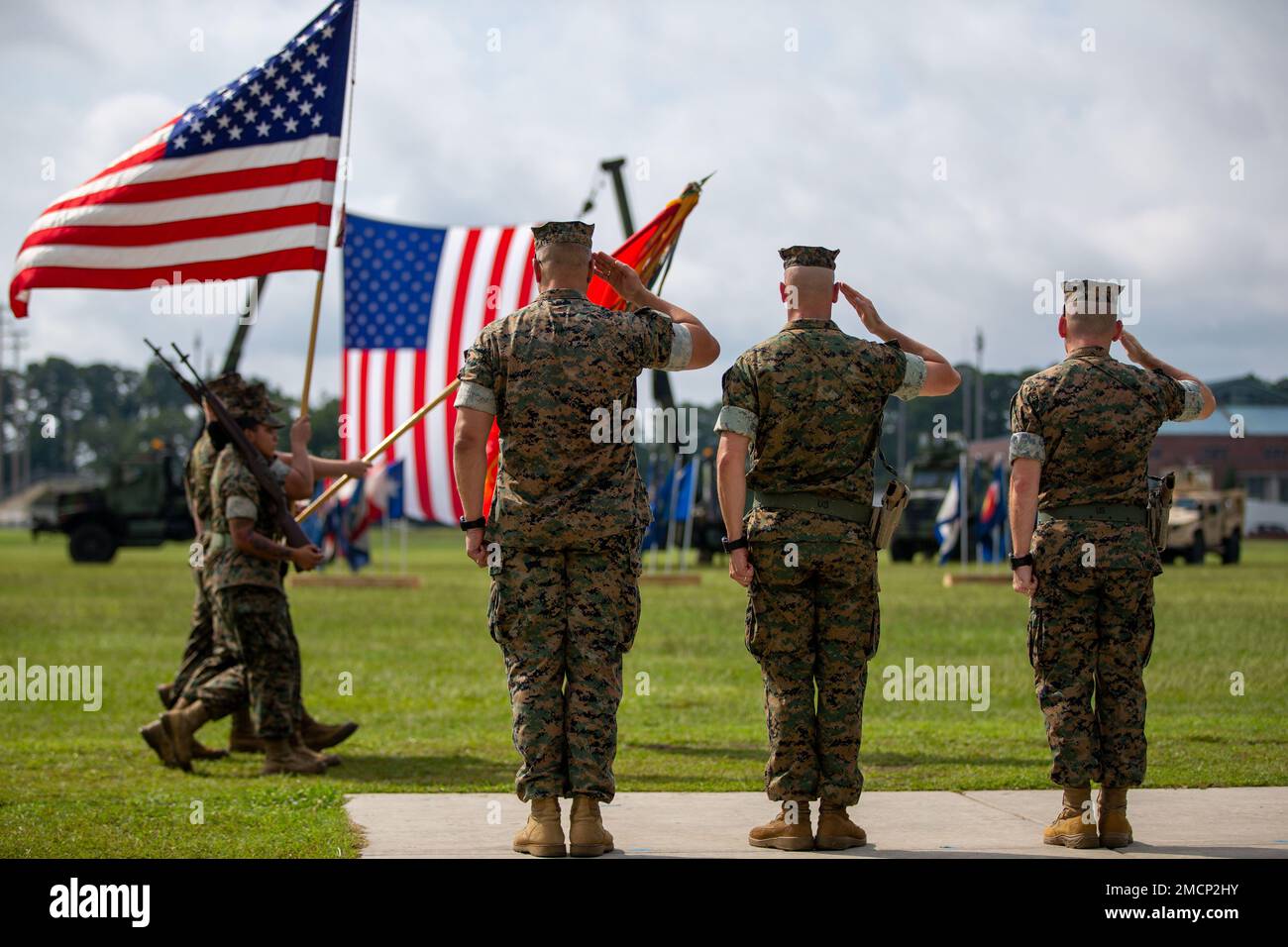 The commanding officer of headquarters battalion hi-res stock ...