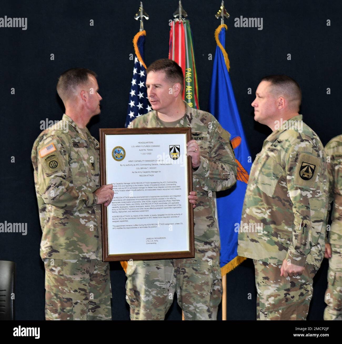 U.S. Army Col. Bryan T. Woody, incoming director, Army Capability ...