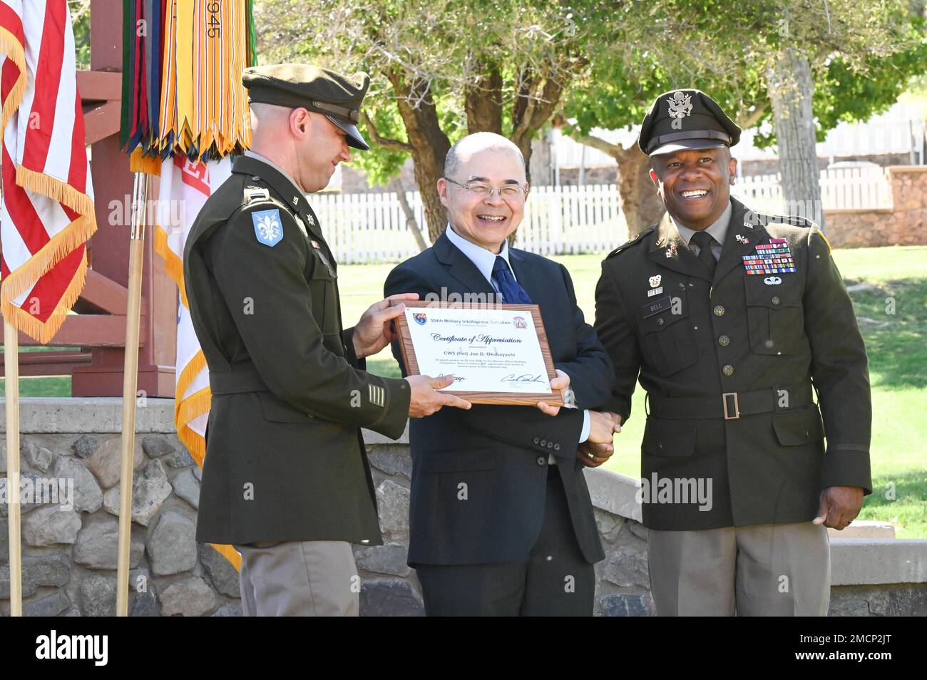 Retired Chief Warrant Officer 5 Joe Okabayashi, guest speaker during the 104th Warrant Officer ...