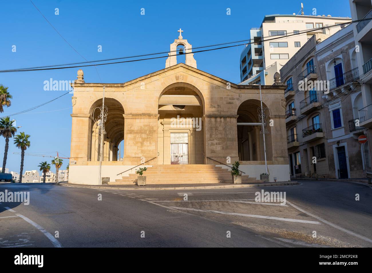 Valletta, Malta - 4 November 2022: The small St Paul's Shipwreck Church ...
