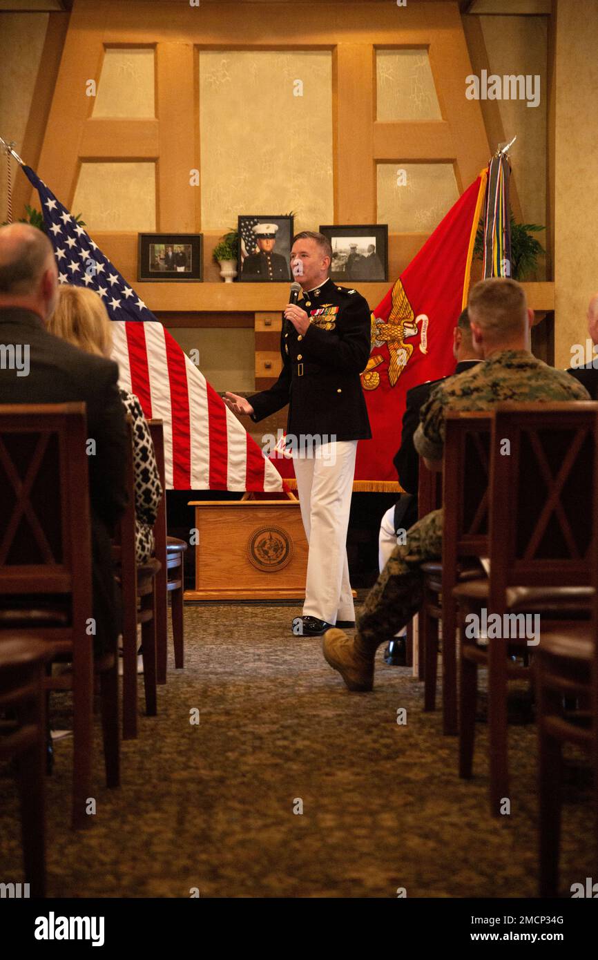 U.S. Marine Corps Col. Robert S. Morgan, the acting Chief of Staff of ...