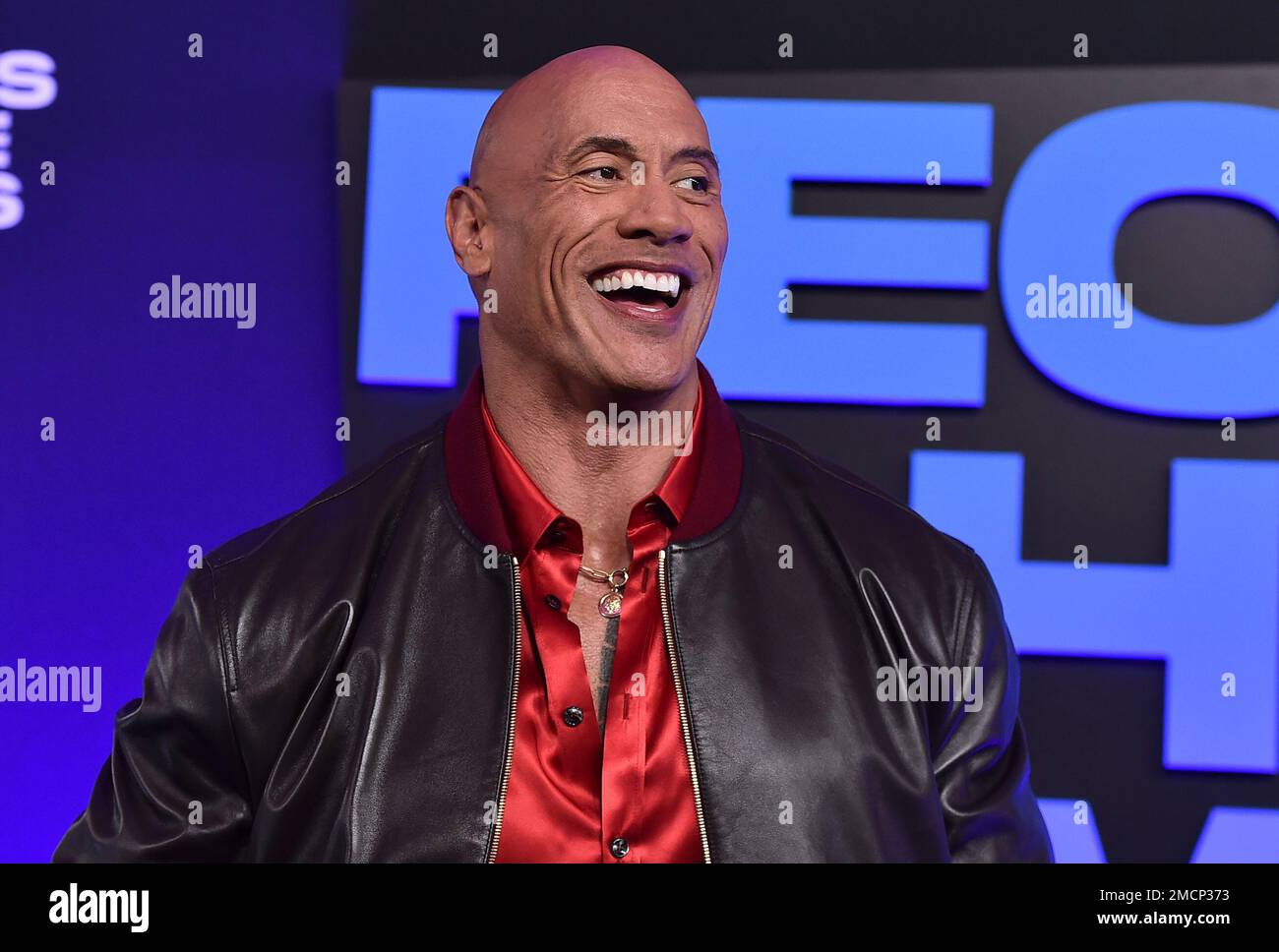 Dwayne Johnson arrives at the People's Choice Awards on Tuesday, Dec. 7 ...