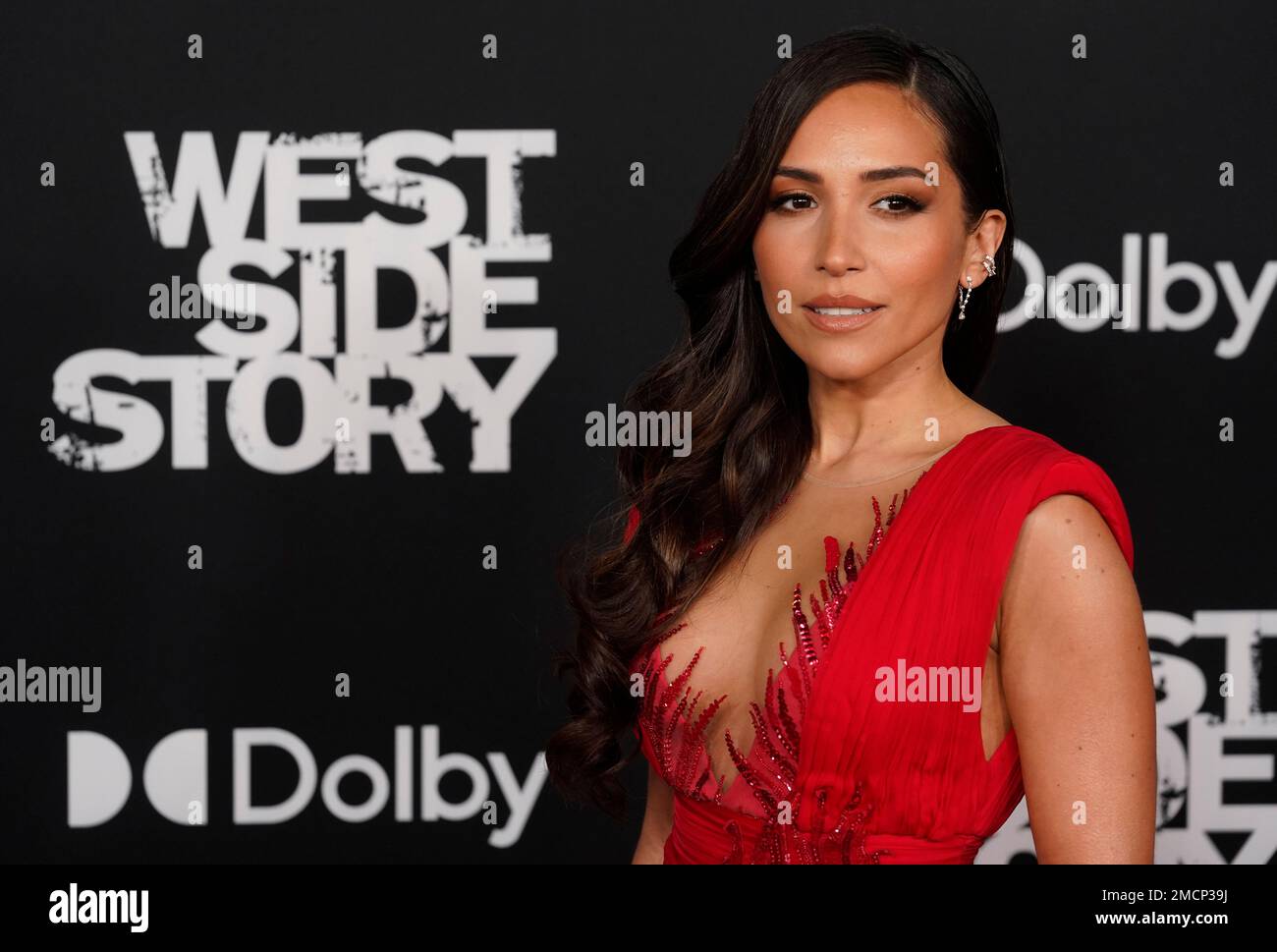 Ana Isabelle arrives at the premiere of the film "West Side Story ...