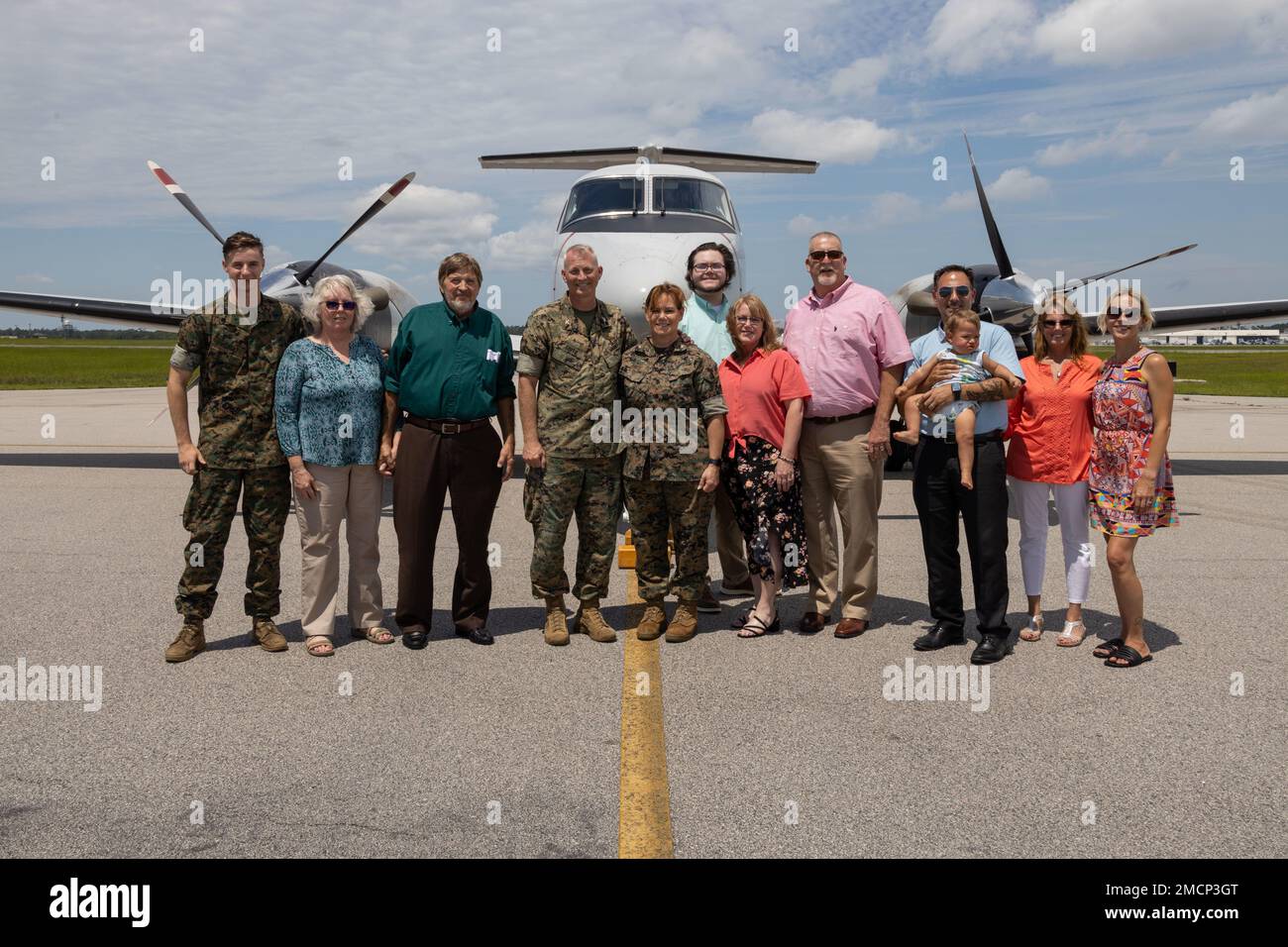 U.S. Marine Corps Col. Curtis V. Ebitz, outgoing commanding officer ...