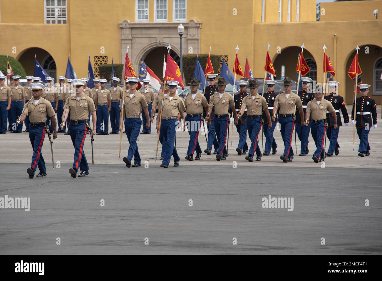 U.S. Marines with Recruit Training Regiment, Marine Corps Recruit Depot ...